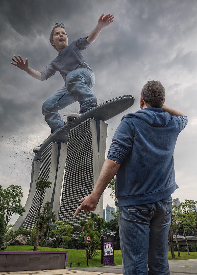 Artist Creates Crazy Images With Son Using His Expert Photoshop Skills